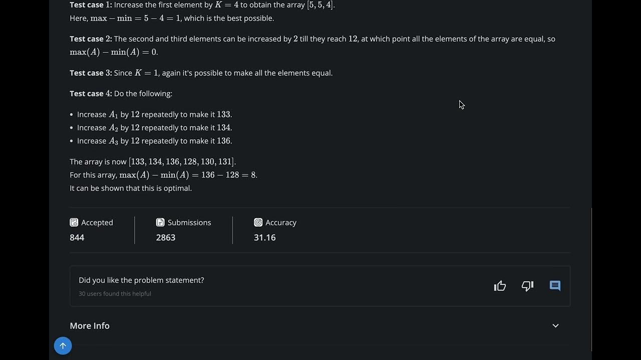 Codechef Starters 131 Division 4 | K-Closeness - YouTube