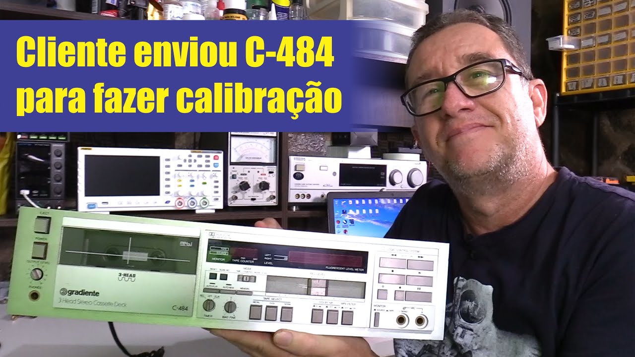 Tape Deck Gradiente C-484 de cliente para Calibração - YouTube