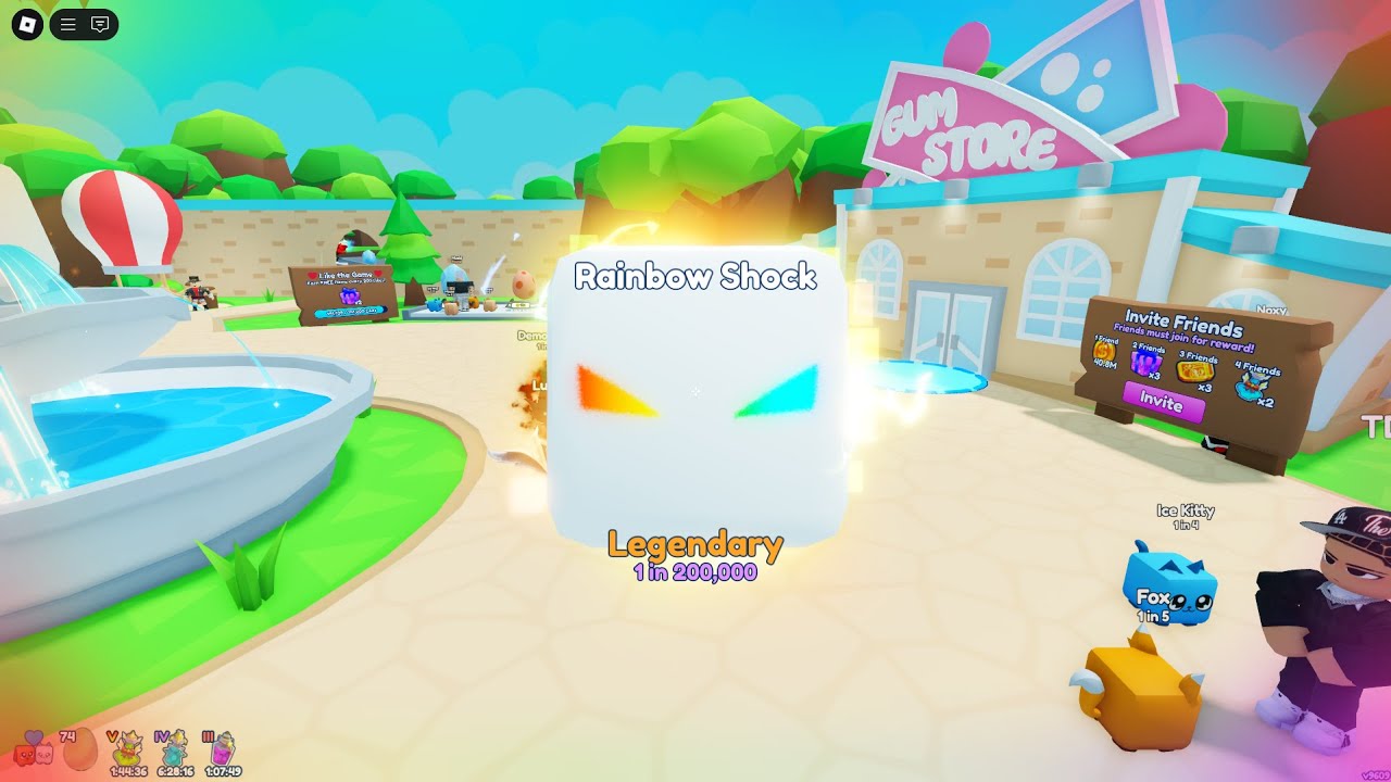Rainbow Shock Hatch | Bubblegum Simulator Infinity - YouTube