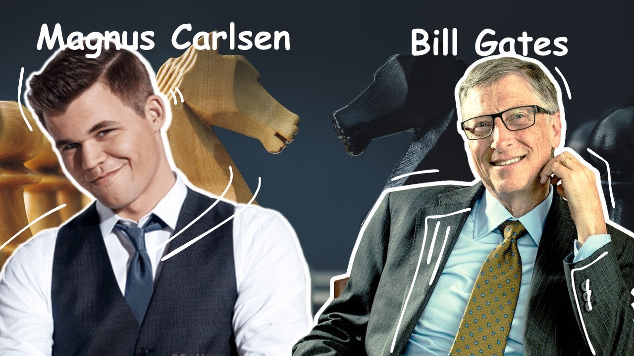 Magnus Carlsen Vs. Bill Gates !! 9 Moves and Game Over! #chess # ...