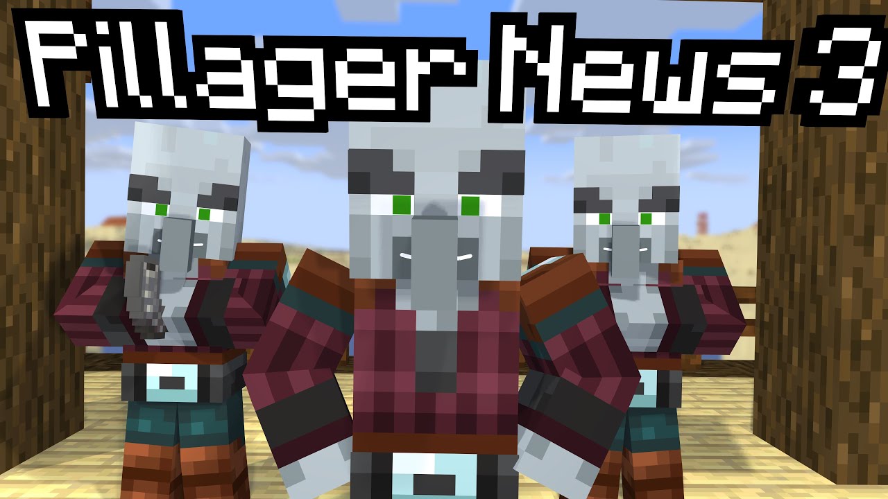 Pillager News 3 Animated Intro! #minecraft #animation - YouTube