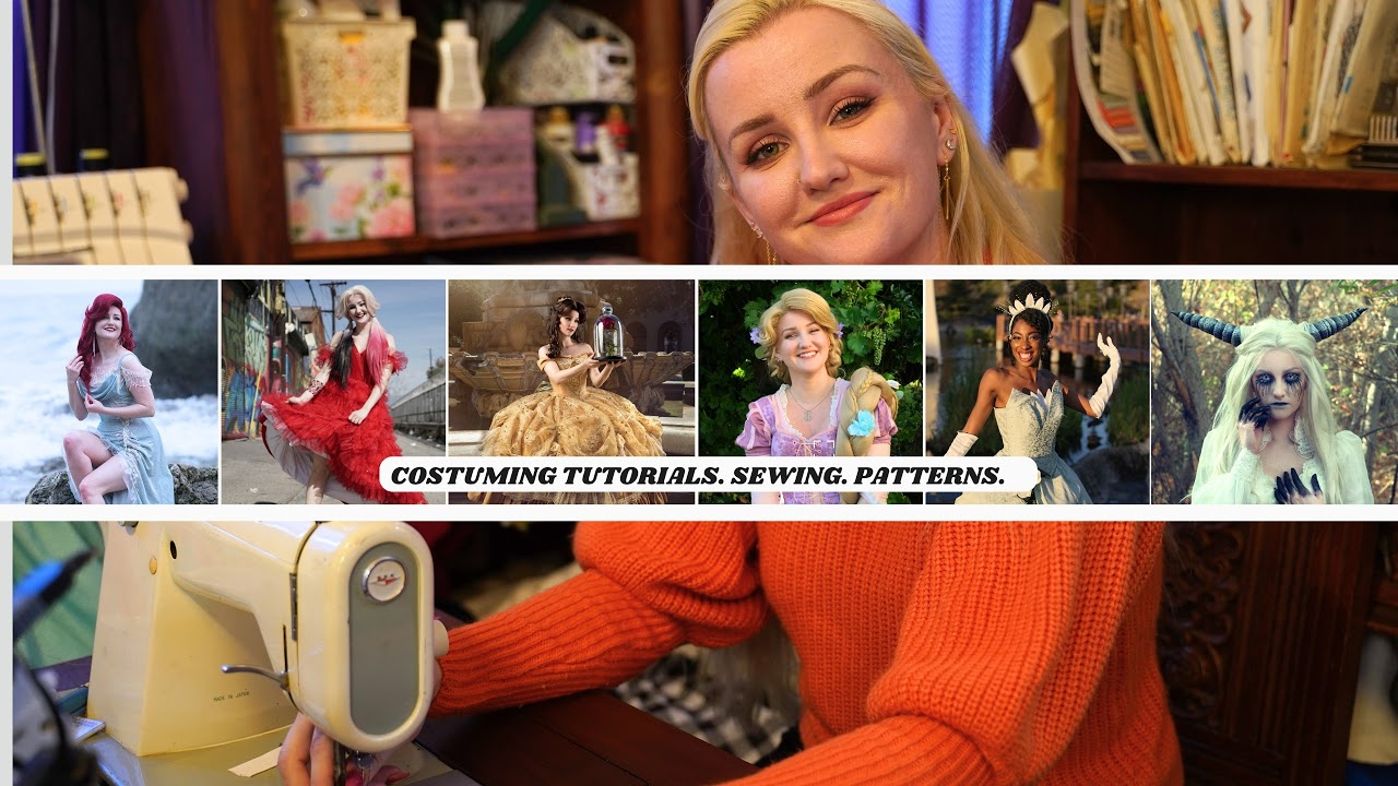 Making Costumes for Magic Castle Halloween - YouTube