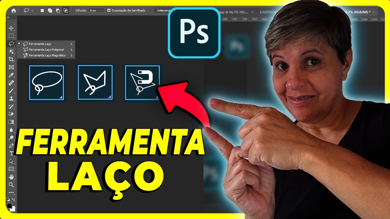 Como Fazer SeleÇÕes A MÃo Livre Com A Ferramenta LaÇo LaÇo Poligonal
