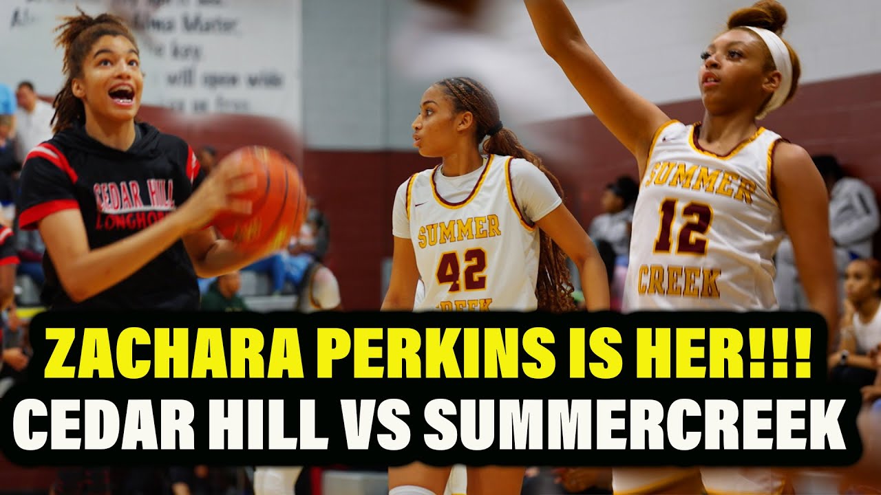 Zachara Perkins is Her!! Summer Creek vs Cedar Hill Gets Spicy!! Who's ...