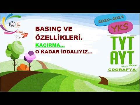 BASINÇ VE RÜZGARLAR  BÖLÜM -1-