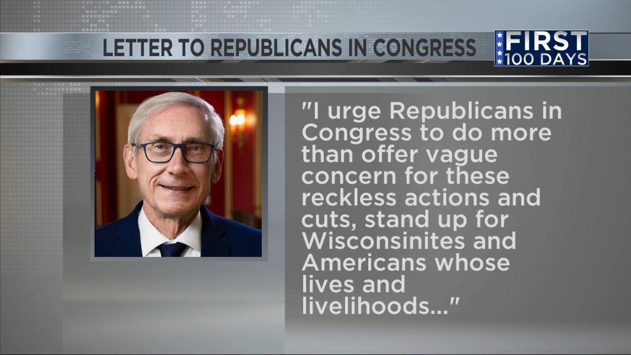 Gov. Evers writes letter to Republicans in Congress - YouTube