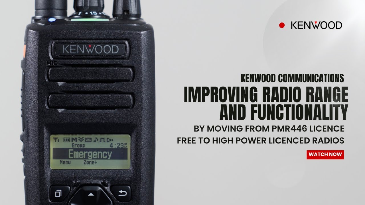 Improve radio range & functionality by moving from PMR446 licence free ...