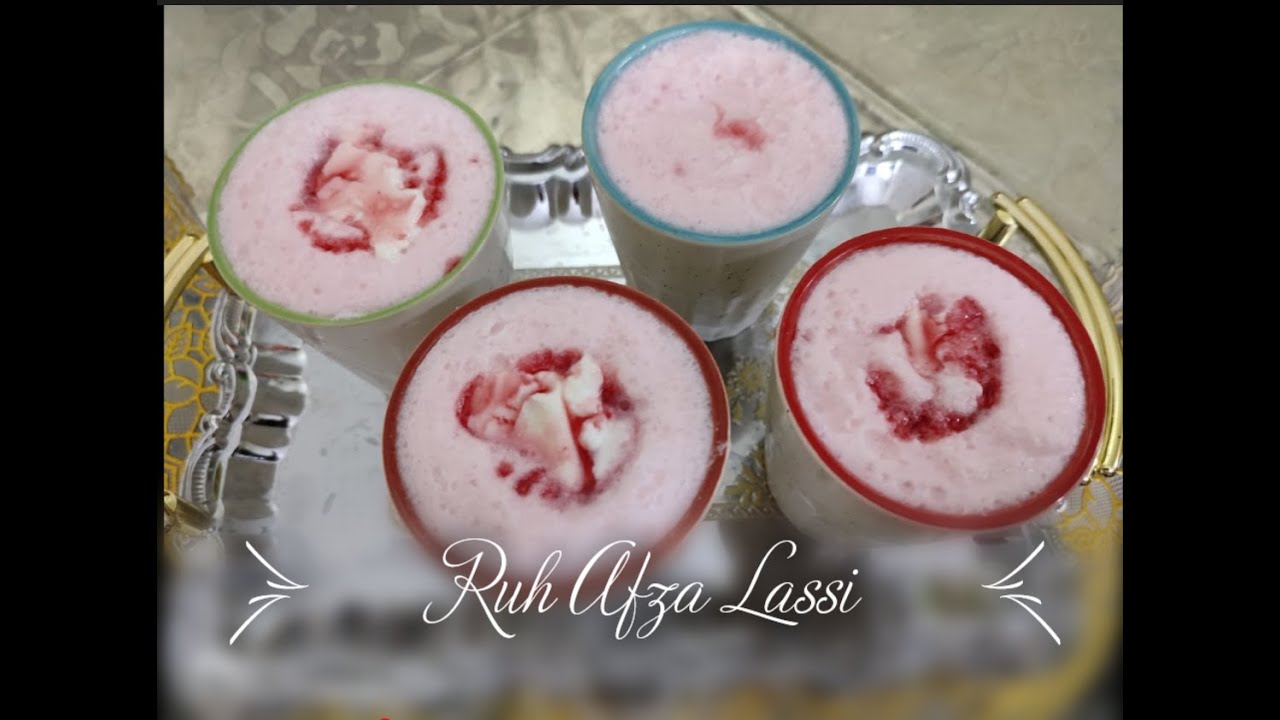 Ruh afza lassi 🙂 || Easy Recipe || - YouTube