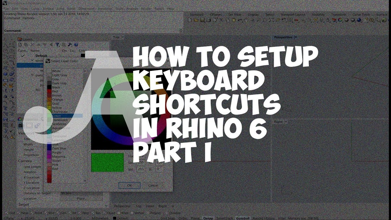 How To Setup Keyboard Shortcuts In Rhino 6 YouTube How To Setup Keyboard Shortcuts In Rhino 6 YouTube