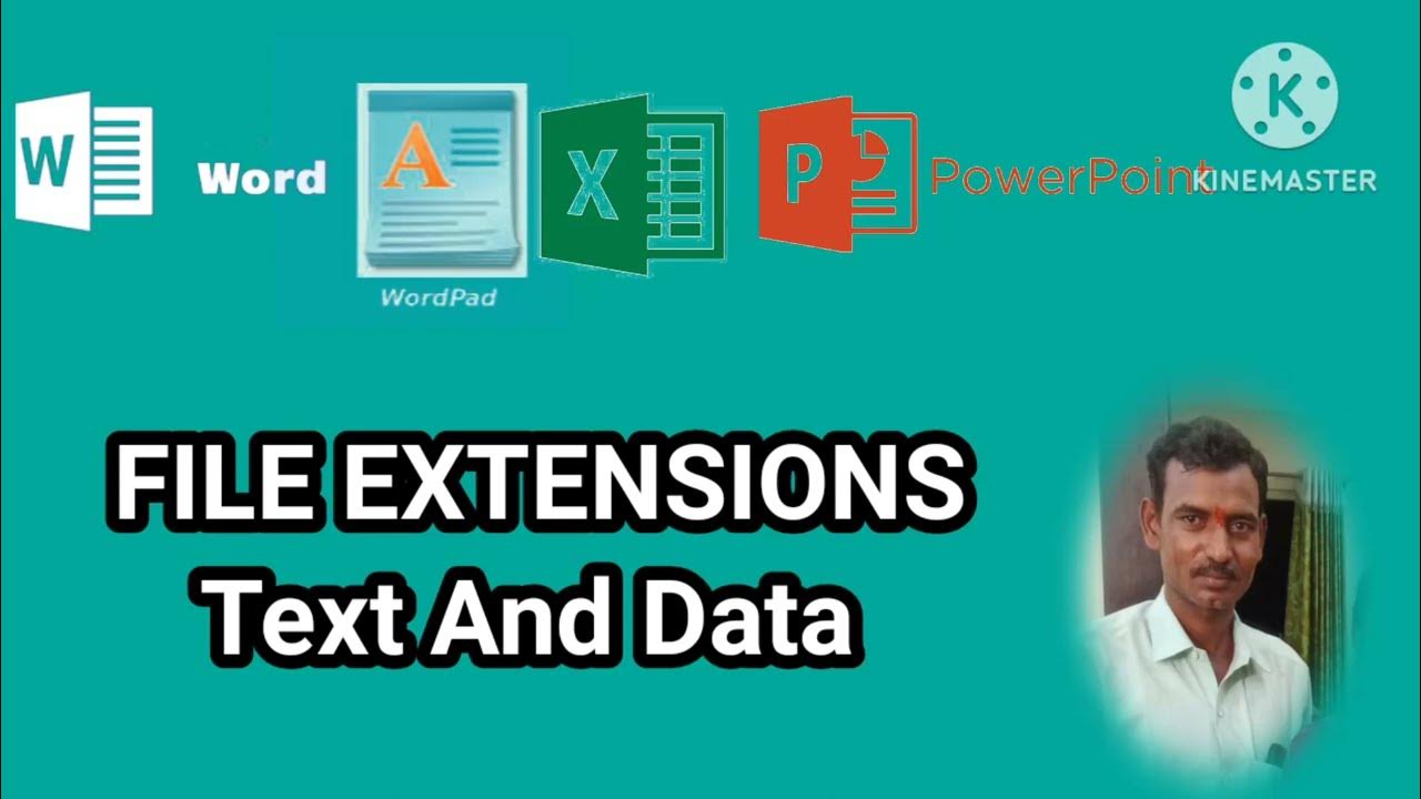 File And Data File Extension Format - YouTube