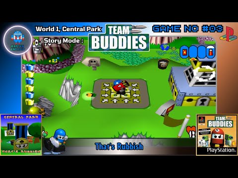 Team Buddies PS1- World 1 Central Park : That's Rubbish - YouTube