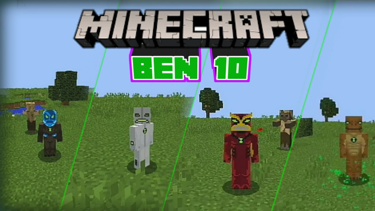 BEN 10 MOD IN MINECRAFT! [ PojavLauncher/MCinaBox ] 1.12.2 - YouTube