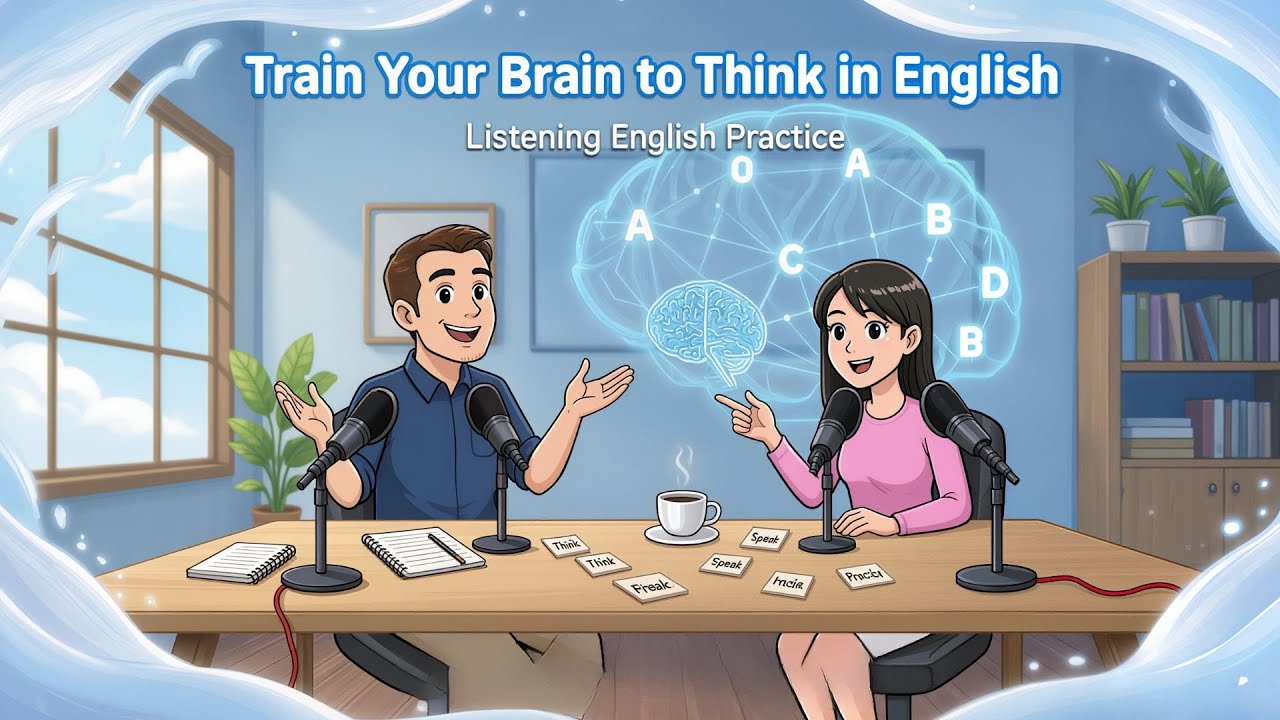Train Your Brain to Think in English | English Conversation Practice ...