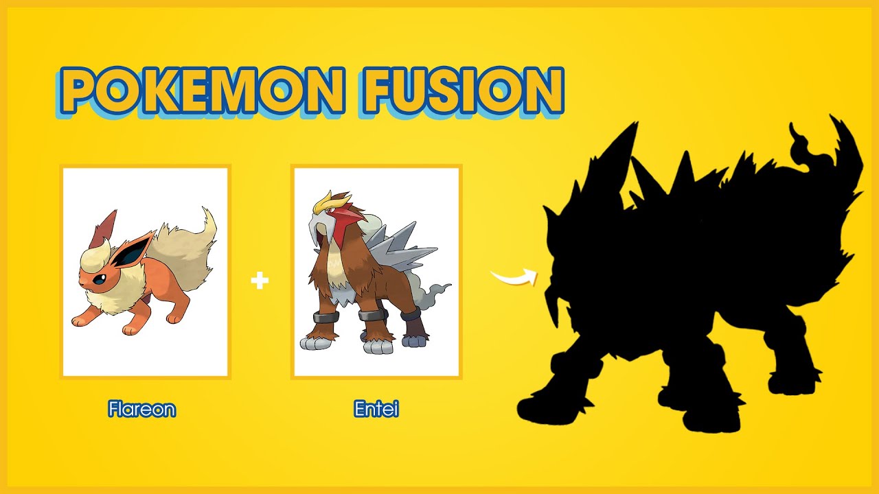 Pokemon Fusion | Flareon + Entei | pokemon infinite fusion - YouTube