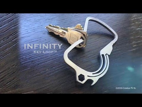 Infinity Key Loop™ Innovative Key Carabiner and Multi-tool - YouTube