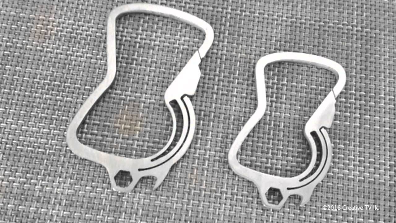 Infinity Key Loop™ Innovative Key Carabiner and Multi-tool - YouTube