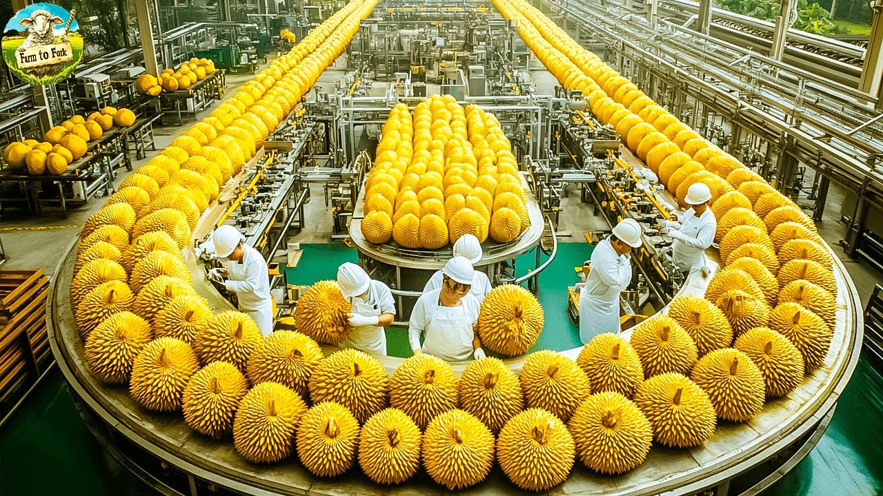 Amazing Durian Farming - Durian Fruit Harvesting Process | Durian Fruit ...