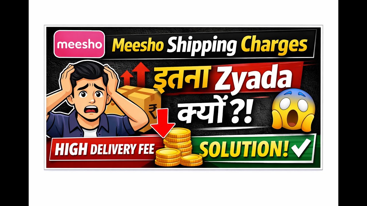 Meesho High Shipping Charges Solution | Delivery Fee Kam Kaise Kare ...