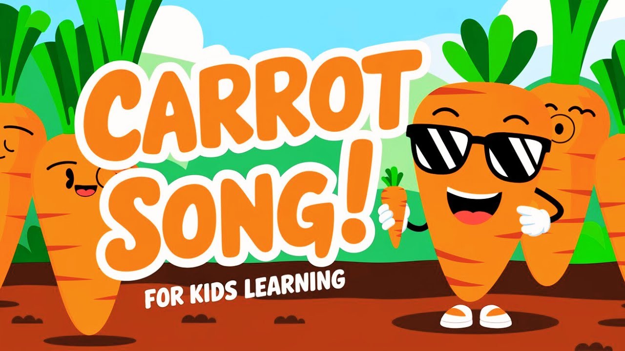 Carrot Song for Kids 🥕I Let’s Learn About Carrots! 🥕 Fun and ...
