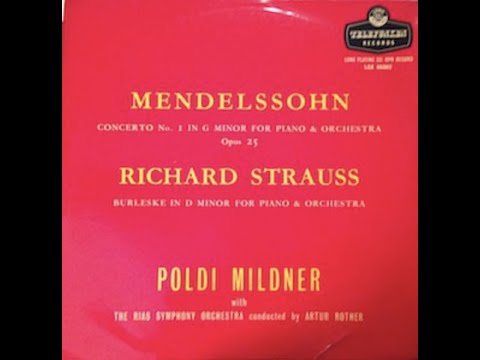 Mendelssohn, Richard Strauss - Poldi Mildner, R.I.A.S. Symphony ...