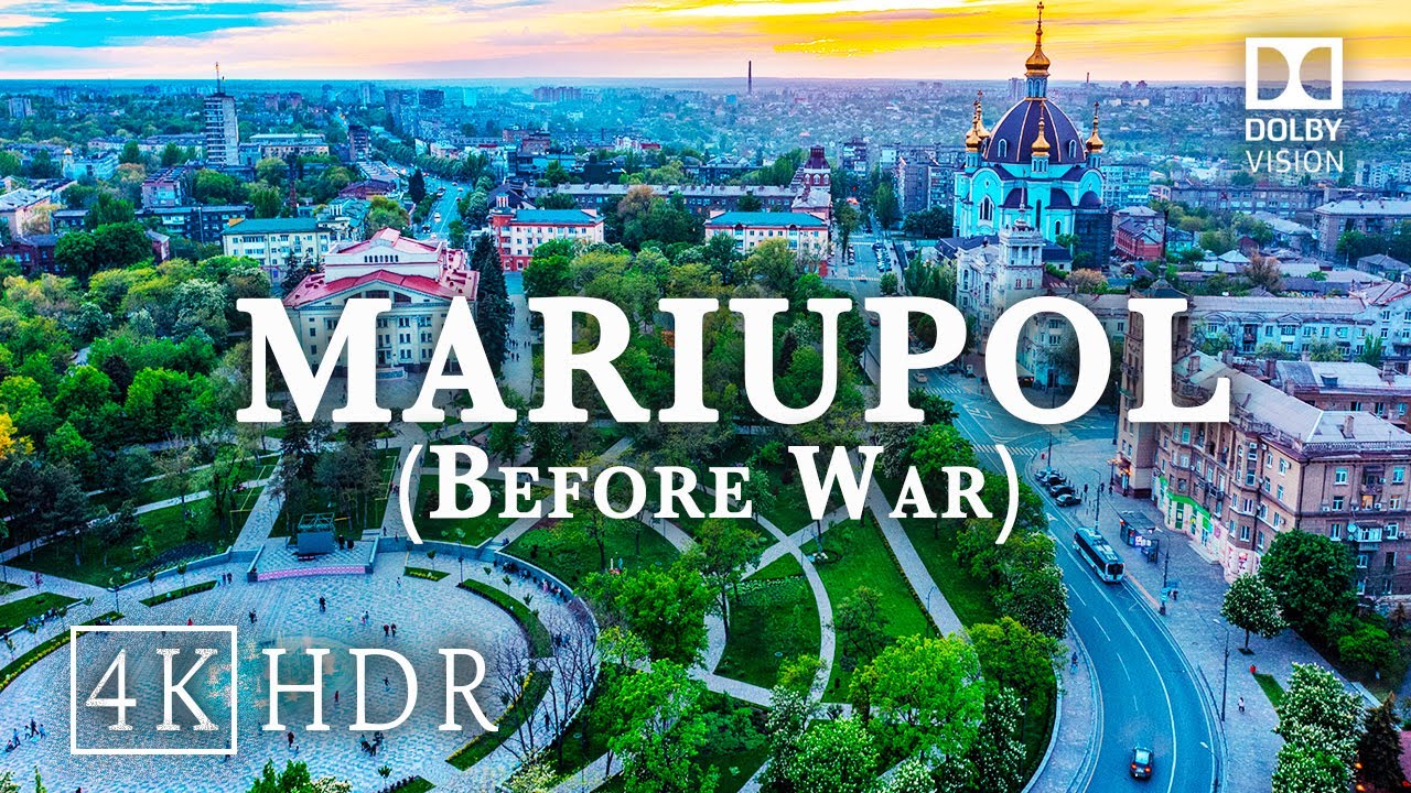 Mariupol, Ucraine 🇺🇦 Before War in Stunning 4K Ultra HD HDR 60fps Drone ...