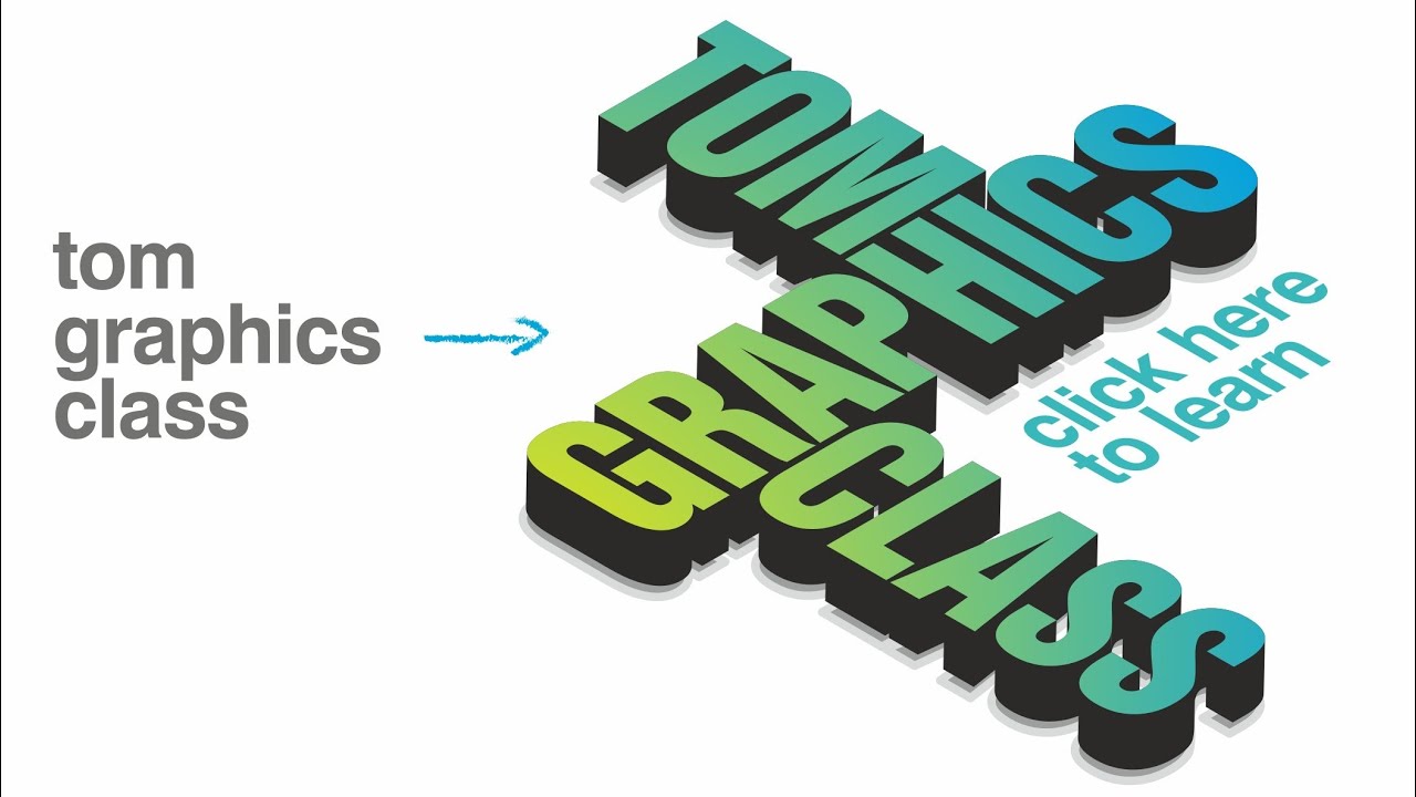 3D Effect simple Design process for beginners and professionals - YouTube