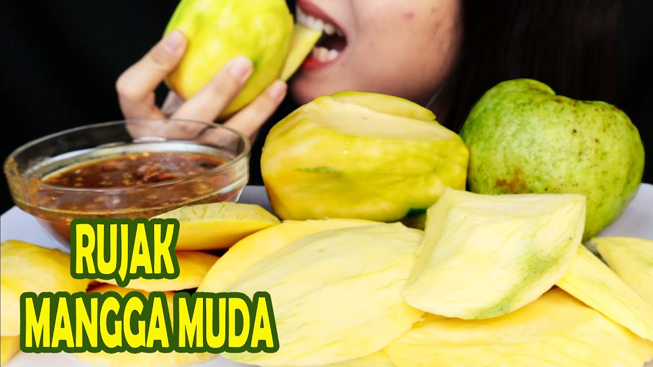 ASMR RUJAK MANGGA MUDA, KEDONDONG, ASEM ASEM TAPI NIKMATTTT | ASMR ...