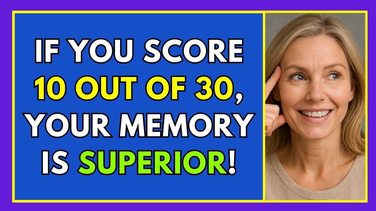 IF YOU SCORE 10 OUT OF 30, YOUR MEMORY IS SUPERIOR! 🧠💡 - YouTube