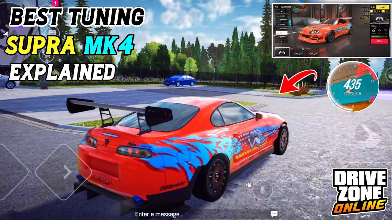 Best Tuning For Supra mk4 Drive Zone Online Gameplay ||DRIVE ZONE ...