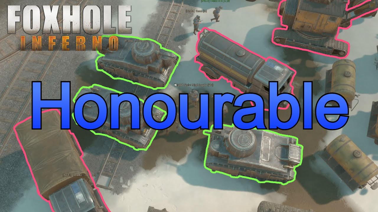 The Most HONOURABLE Tank Flank In Foxhole - YouTube
