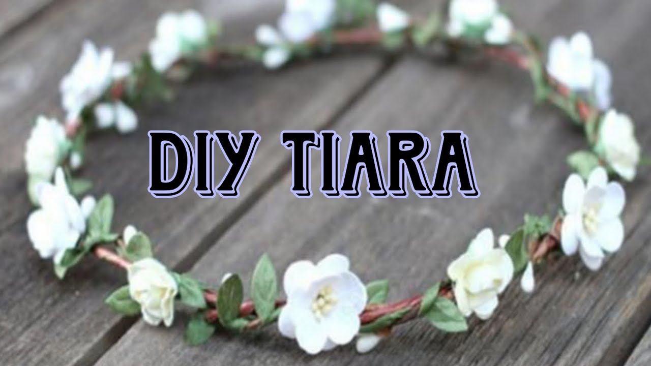 How to make tiara// Handmade tiara// DIY tiara // merakisol - YouTube
