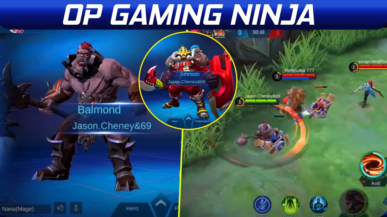 MOBILE LEGENDS UPDATE : OP Gaming Ninja Joker | Ninja Joker | Mobile ...