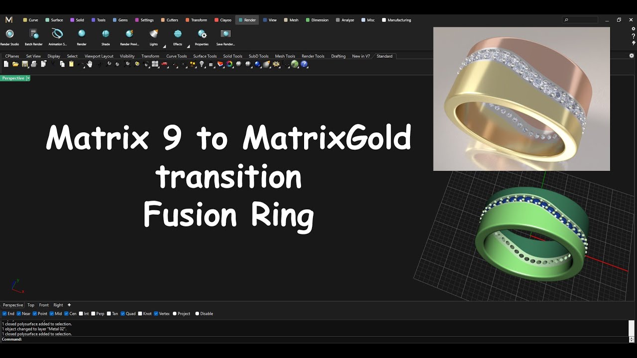 MatrixGold Making a Fusion Ring - YouTube