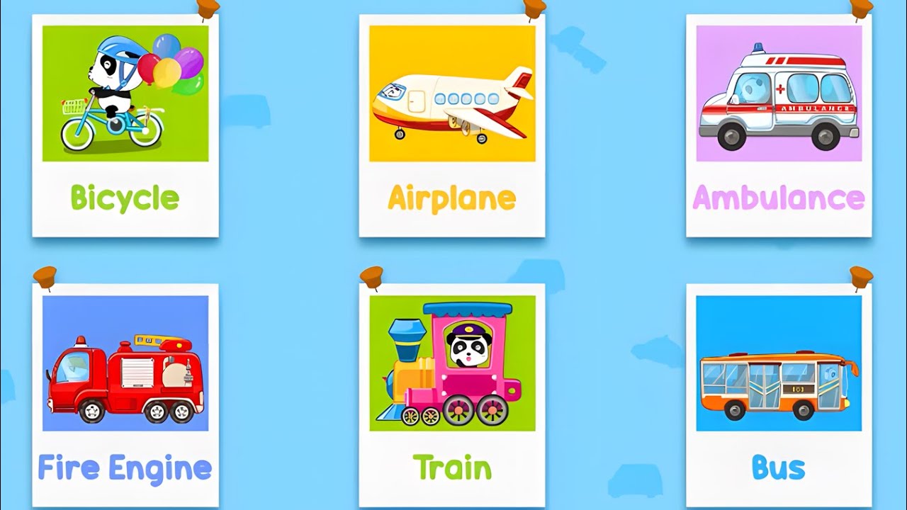 Baby Learns Transportation - YouTube