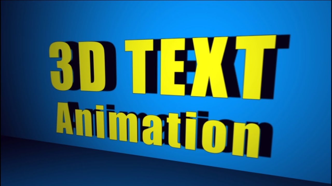 #Ae-58 Per Character 3D Animation in Adobe After Effects Tutorial ...