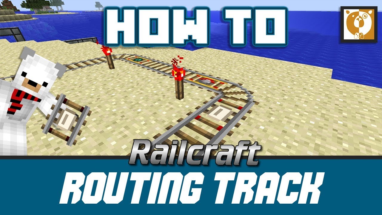 Railcraft - Routing track! [Minecraft 1.7.10] - Bear Games How To - YouTube