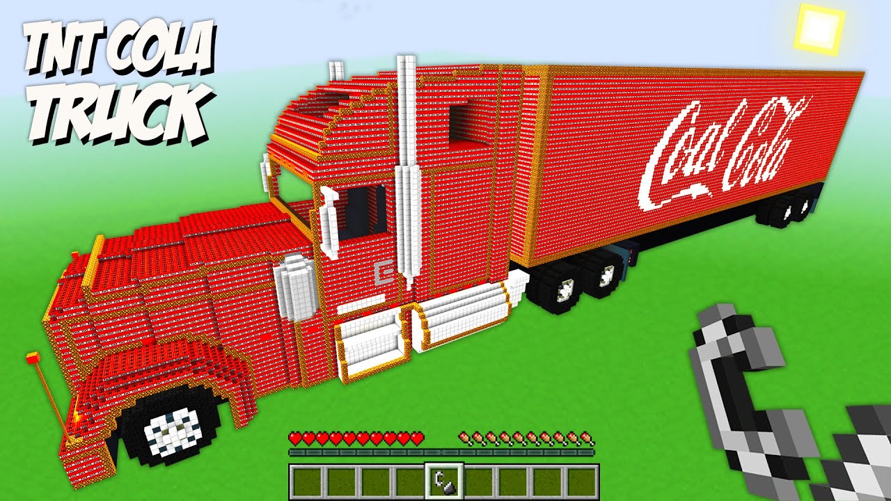 What if I LIGHT THIS TNT COLA TRUCK? GIANT TRUCK of 100.000 TNT in ...