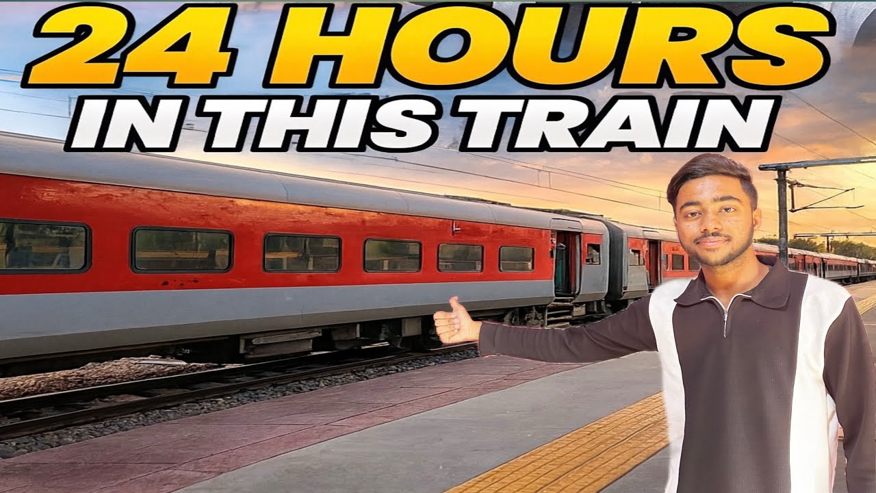 I Survived 24 Hours 😱 Straight In India's Samata Express 🚆 - YouTube
