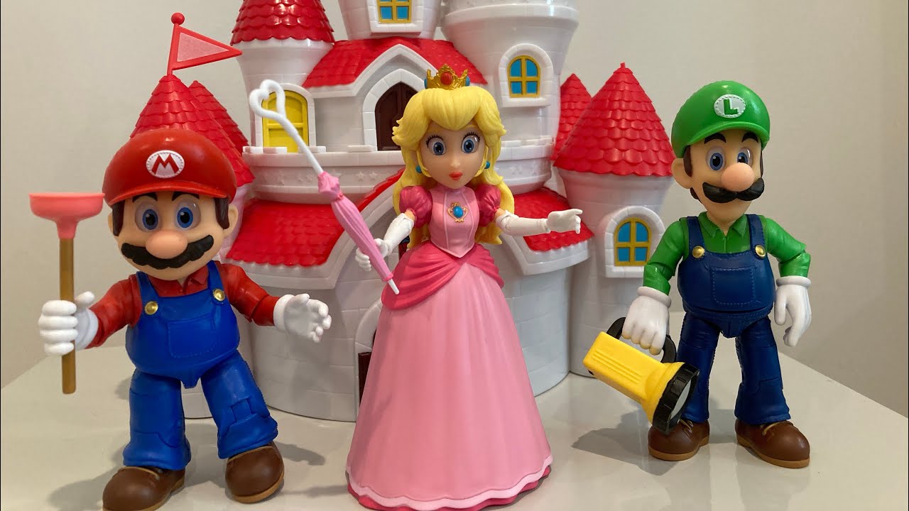 Princess Peach Movie toy unboxing | Super Mario Bros. Movie figures ...