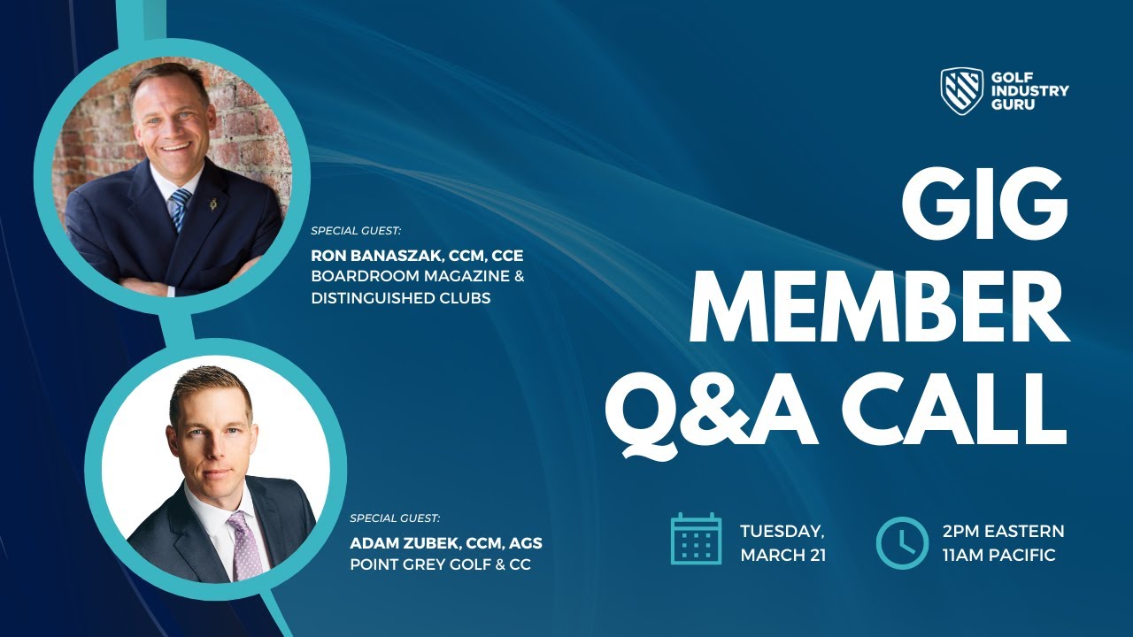 GIG Member Q&A Call - March 21, 2023 - YouTube