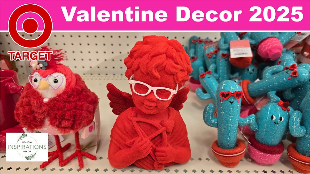 TARGET Valentine's day decor 2025 - YouTube