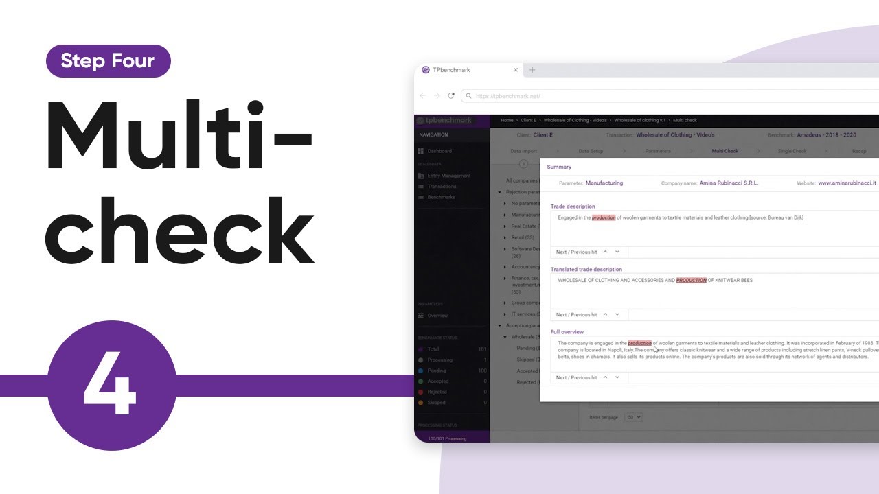 Step 4: Multi-Check | TPbenchmark Tutorial - YouTube