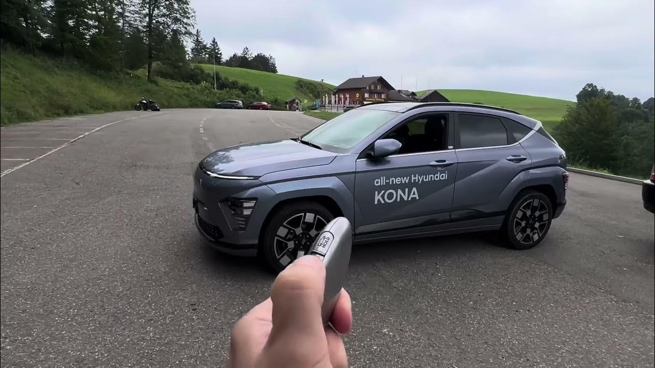 How to use Remote Smart Parking Assist on the 2024 Hyundai Kona - YouTube
