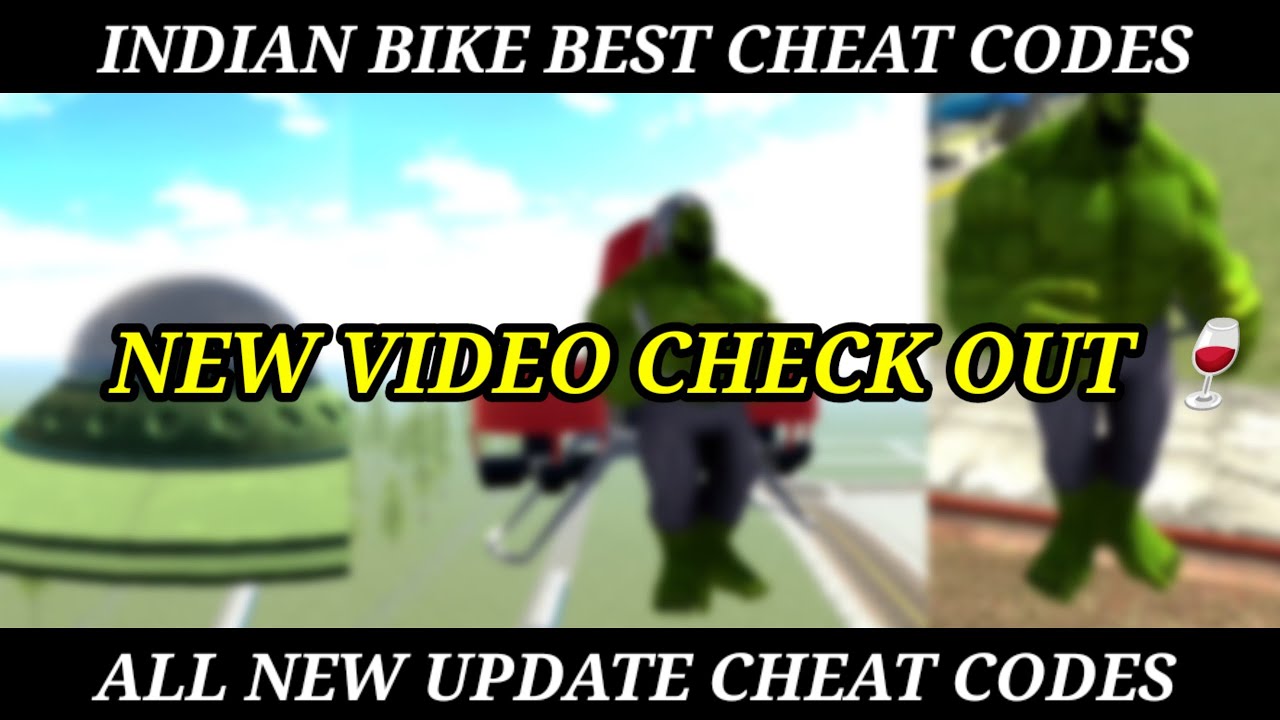 NEW UPDATE 2025 JACKPOT UFO 👽 CHEAT CODE INDIAN BIKES DRIVING 3D - YouTube