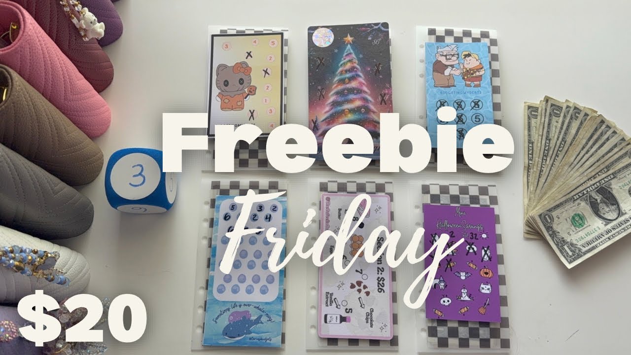 Freebie Friday $20 | Saving Challenges - YouTube