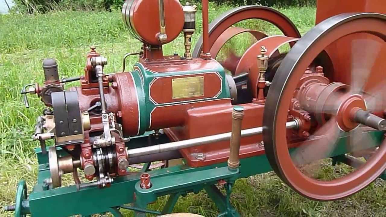Wichterle & Kovarik, Stationärmotor,Standmotor,stationary engine,alter ...