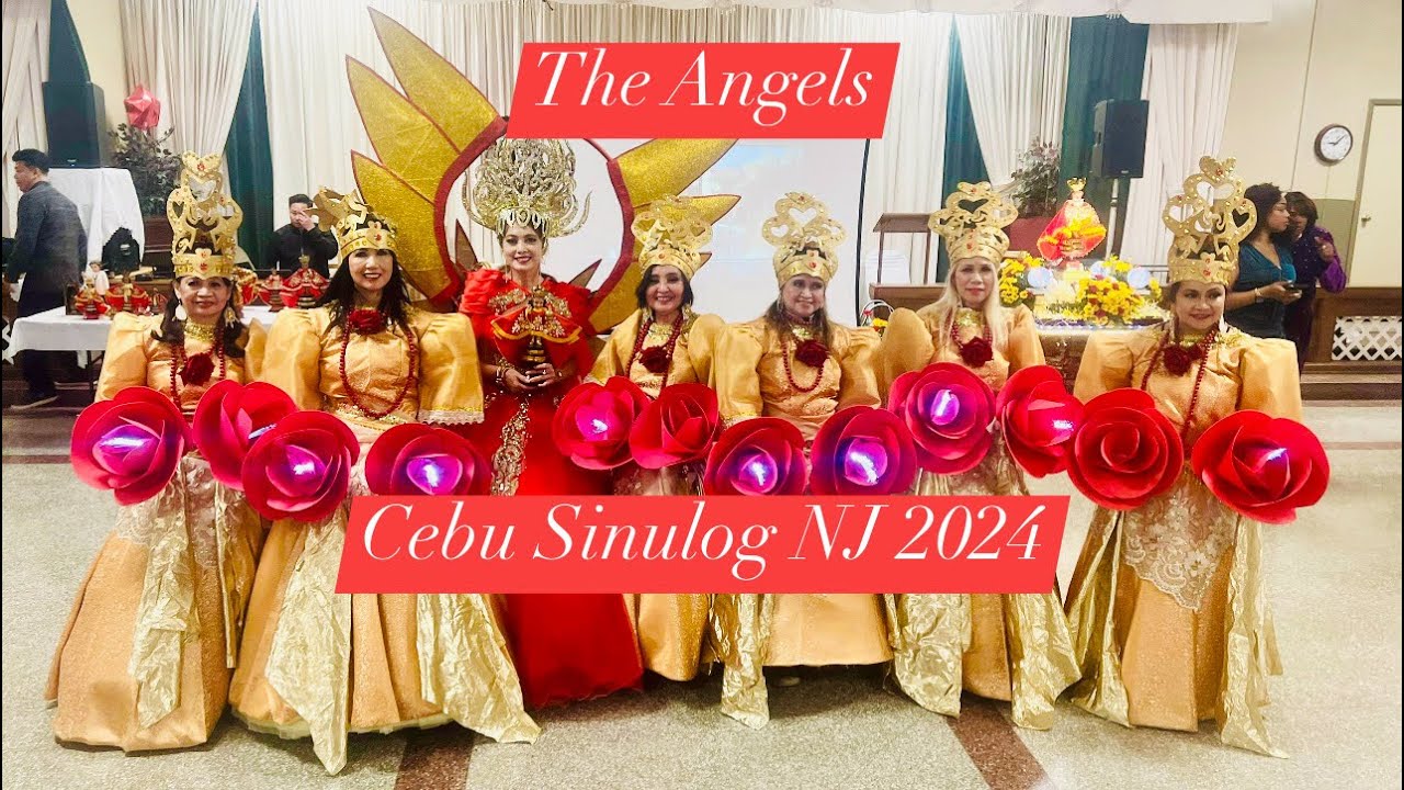 Cebu Sinulog Dance NJ - The Angels Line | Pit Senyor - YouTube