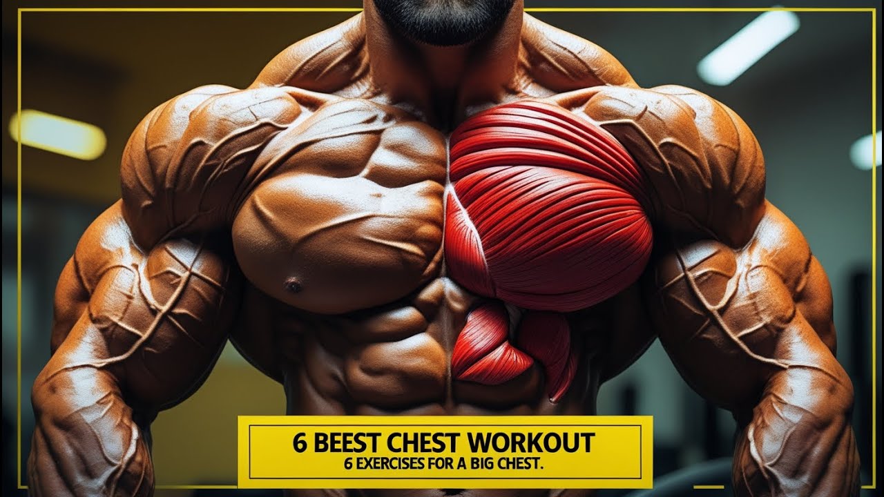 GET MASSIVE CHEST WITH THESE 6 EXPLOSIVE EXERCISES! - YouTube