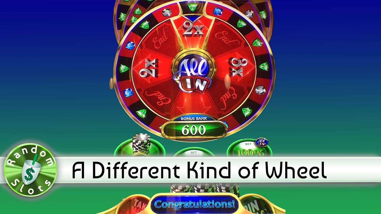 All In slot machine with Unique Wheel Bonus - YouTube