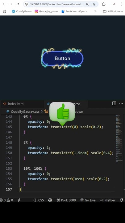 💡 Creative Button Animations with Hover | Pure CSS #webdevelopment #coding #animation #shorts ...